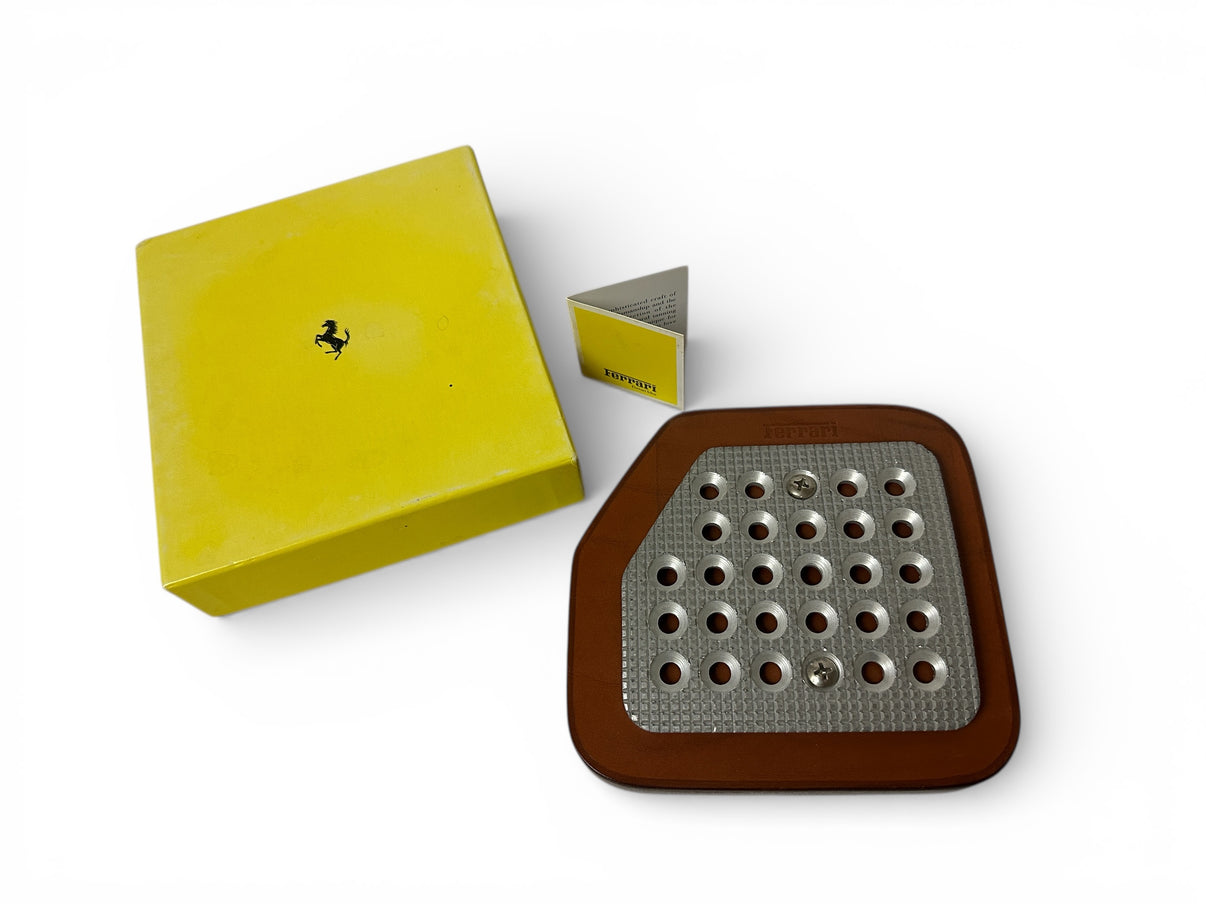 Ferrari 355 F355 Brake Pedal On Schedoni Leather Base - Paperweight