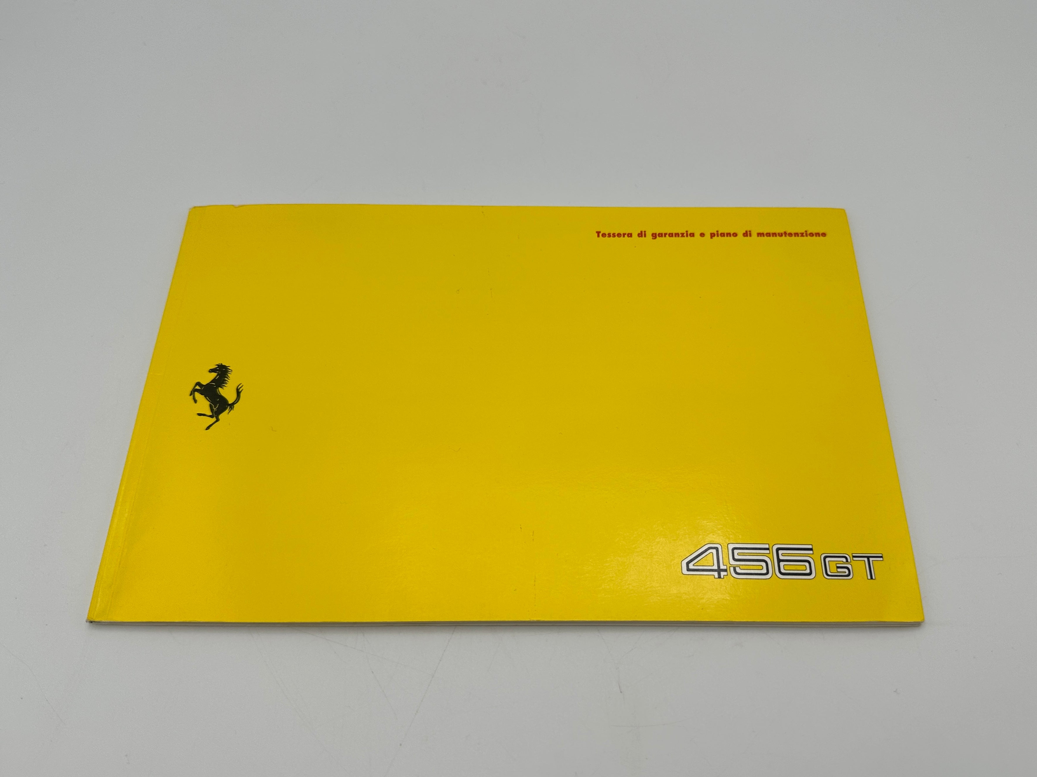 Ferrari 456 GT Warranty Card and Owner’s Service Book #791/93 - 1993