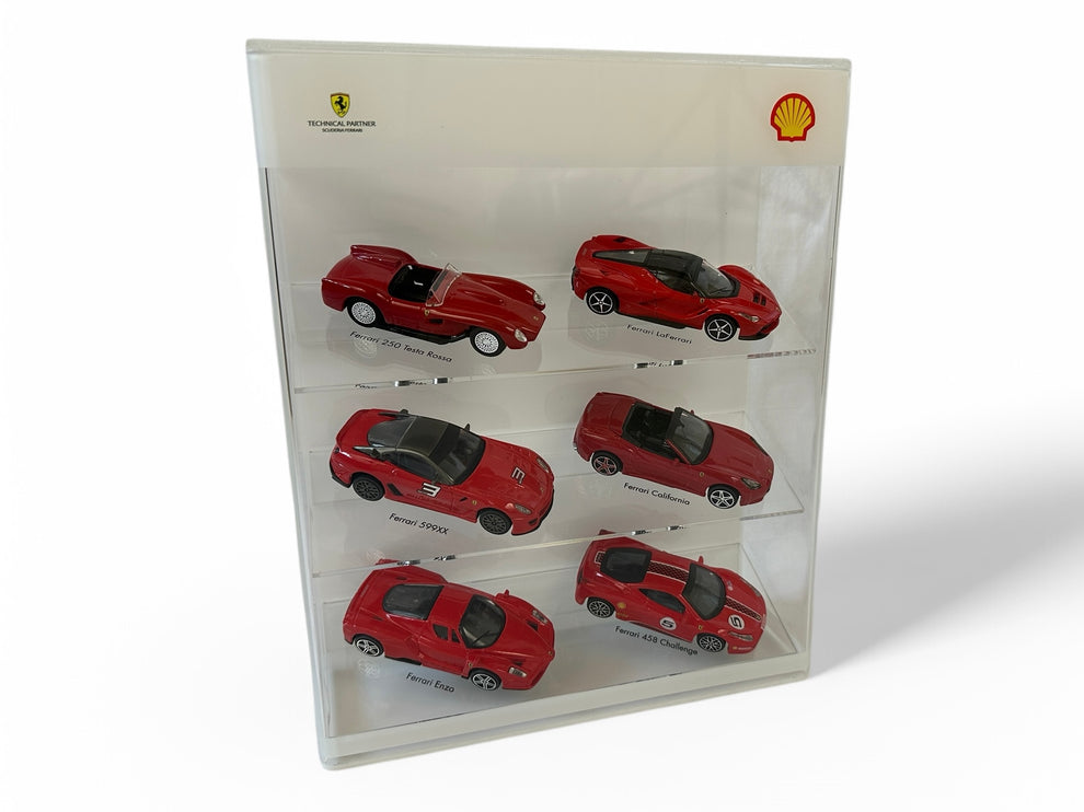 Ferrari Shell Model Car Store Display - Scuderia Ferrari Partners - Sh
